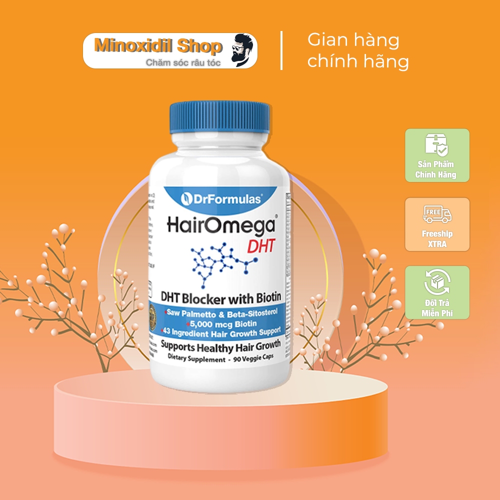 HairOmega DHT Blocker - Mọc Tóc Ngăn Rụng Tóc | Shopee Việt Nam