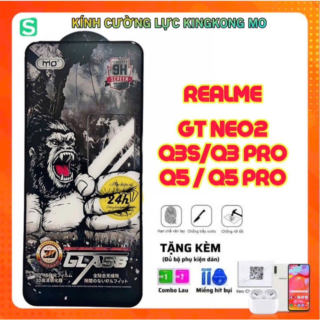 Kính Cường Lực Kingkong MO Cho điện thoại Realme Q3 pro Q3S Q5 Q5 Pro , GT neo 2 | Shopee Việt Nam