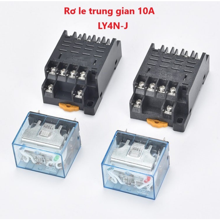 Relay trung gian OMRON 10A công suất lớn 14 chân LY4-N-J | Shopee Việt Nam