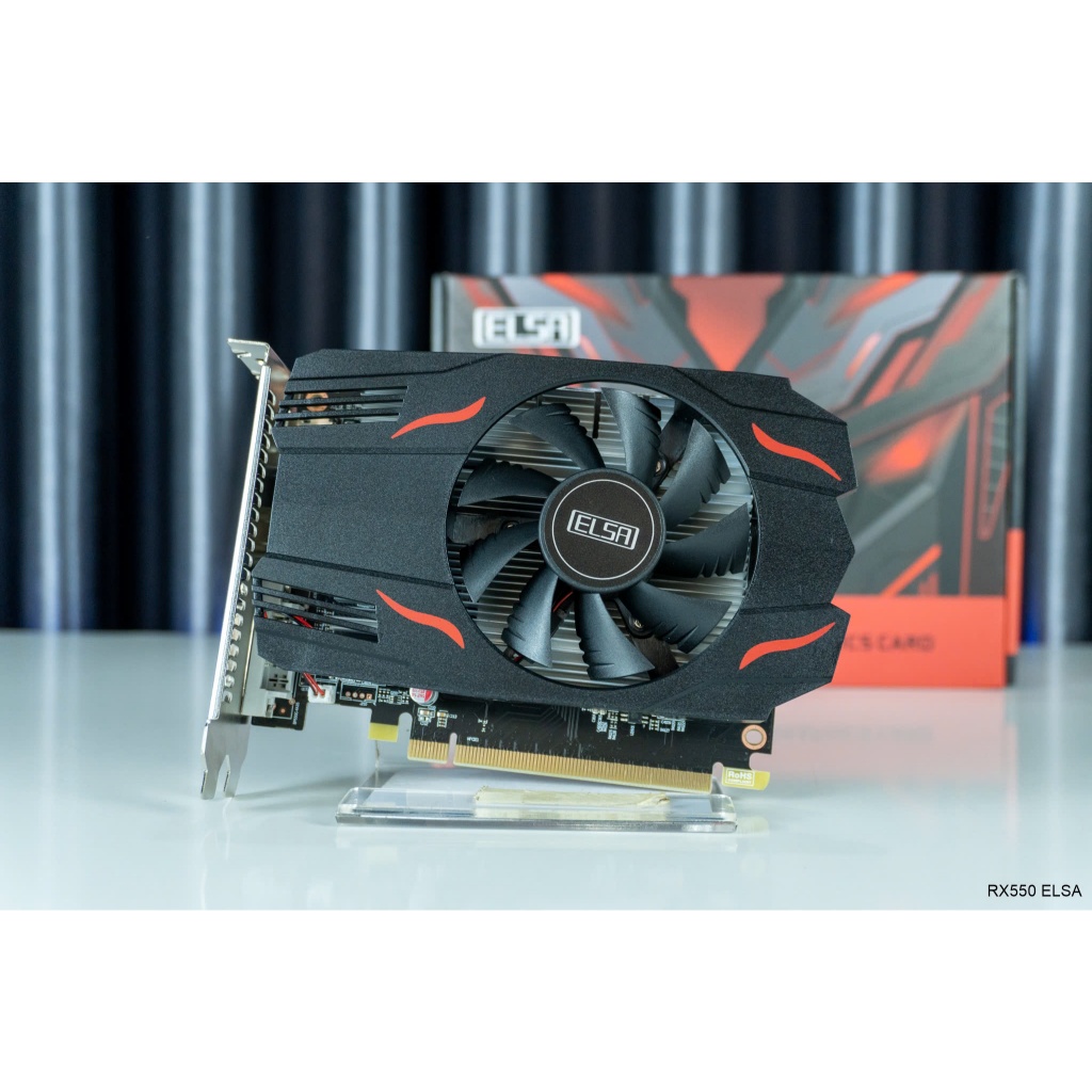 Card màn hình VGA ELSA RX550 4GB 1 Fan | Shopee Việt Nam