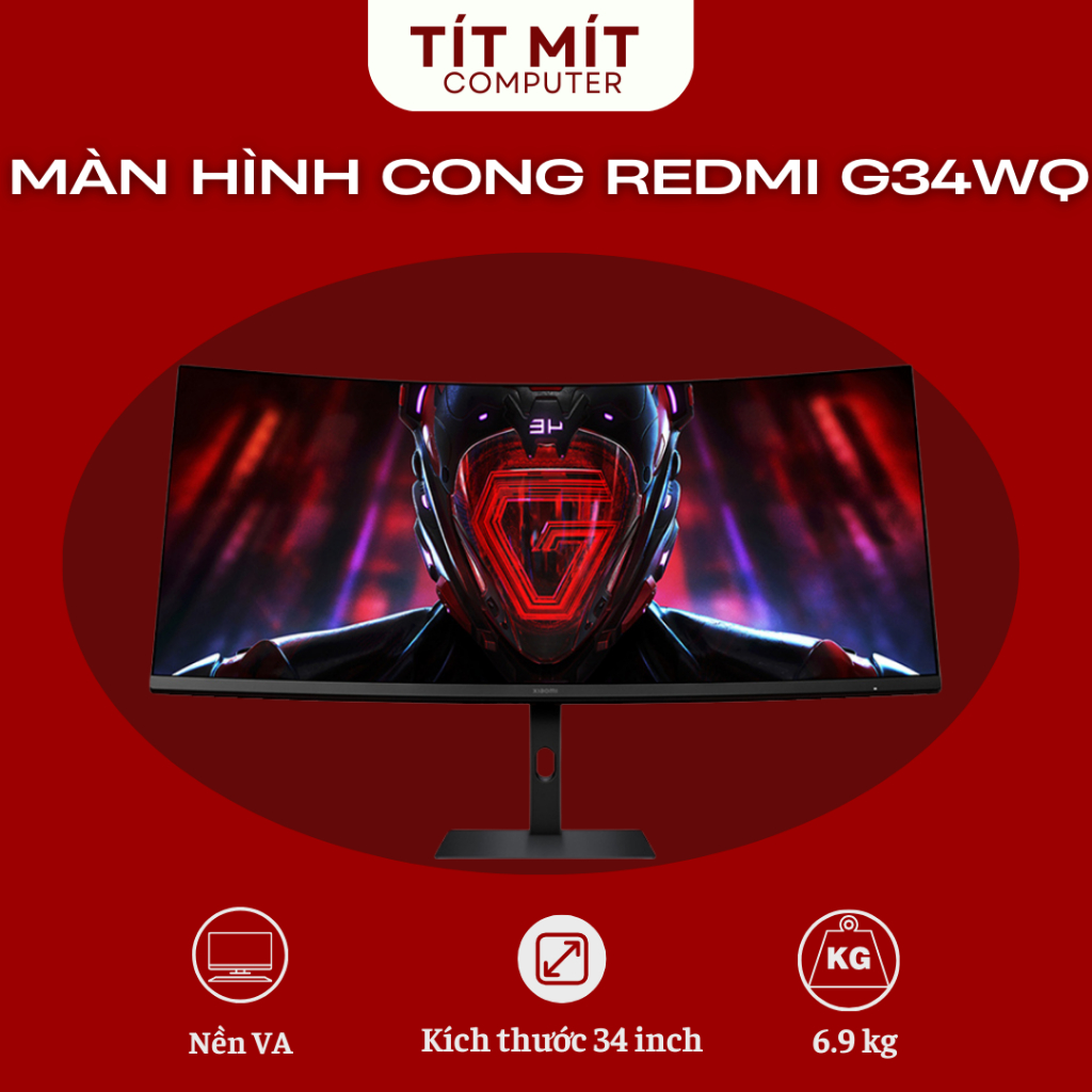 Màn Hình Cong Xiaomi Redmi G34WQ 34 Inch | Shopee Việt Nam