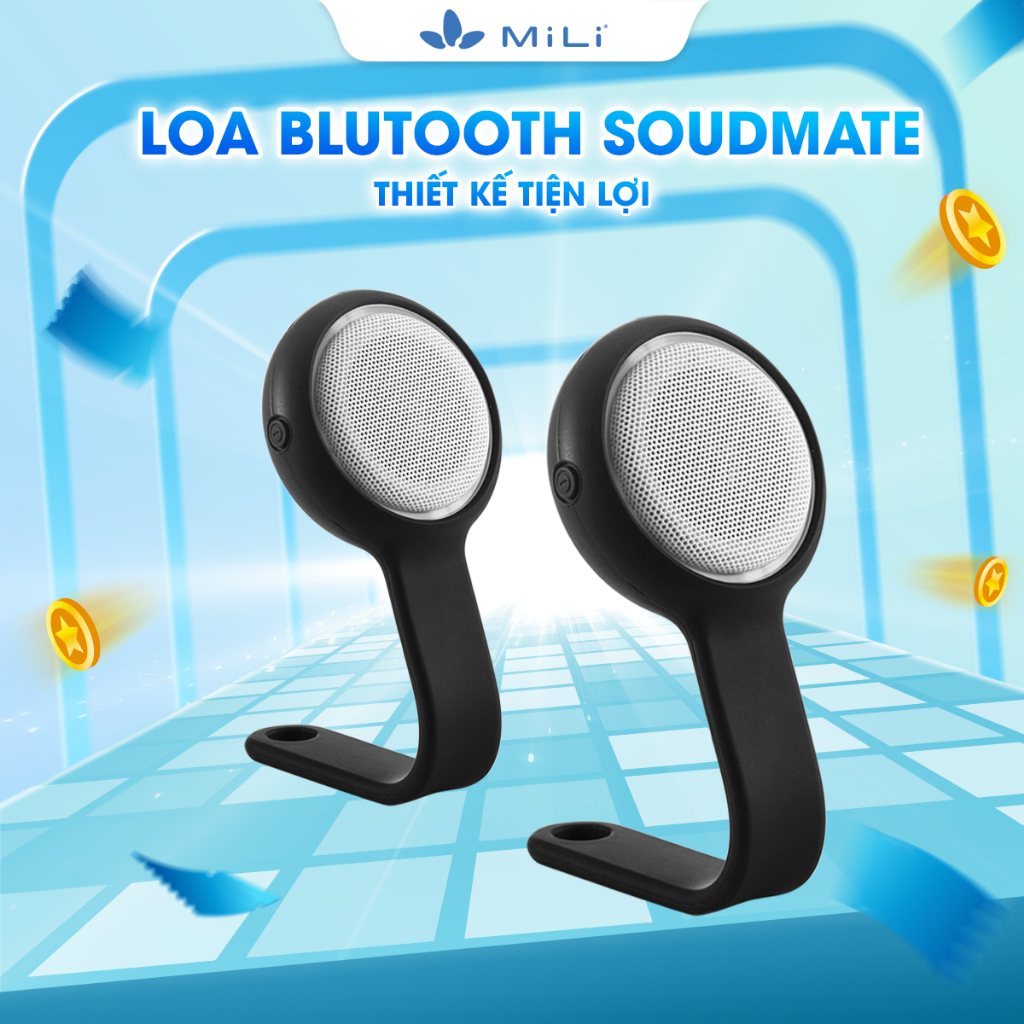 Loa Bluetooth Mini MiLi SoundMate HD-M80 không dây, thiết kế nhỏ gọn ...