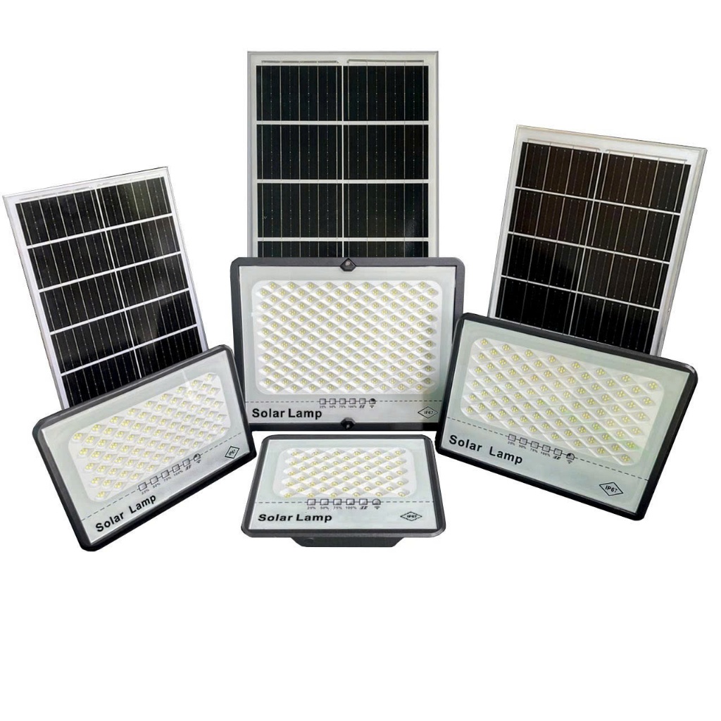 Đèn Năng Lượng Mặt Trời Chống Chói Led Chùm SOALR LIGHT 50w 100W 200W ...