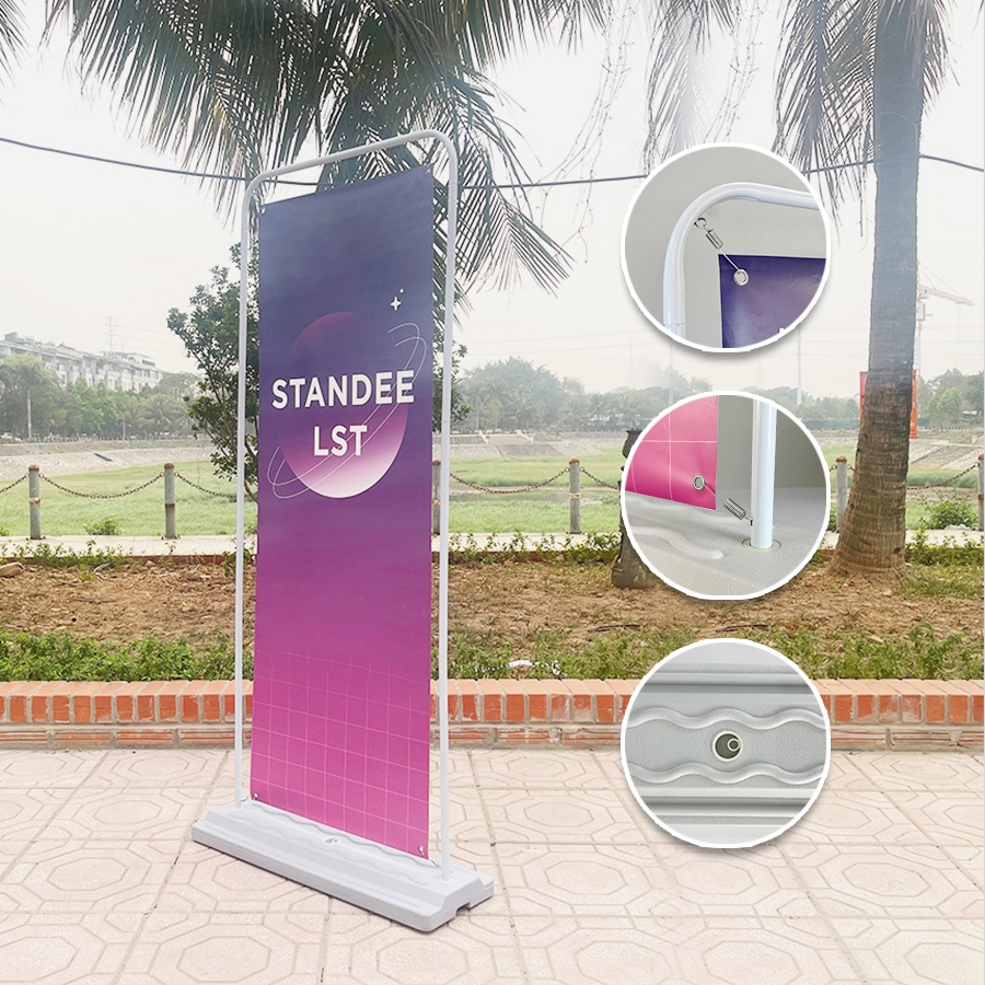 Standee Ngoài Trời, Khung Standee, Giá Treo Kiểu Cửa Chân Đế Nước Cản ...