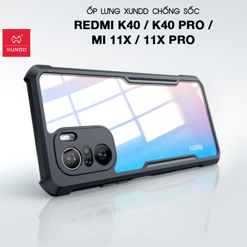 [Hỏa Tốc HCM] Ốp lưng XUNDD Redmi K40 / K40 Pro / Mi 11X / 11X Pro ...