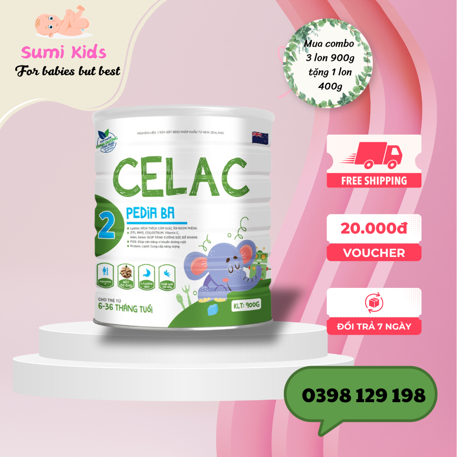 [CHÍNH HÃNG]SỮA CELAC PEDIA BA, Giúp bé tăng cường sức đề kháng giảm ...