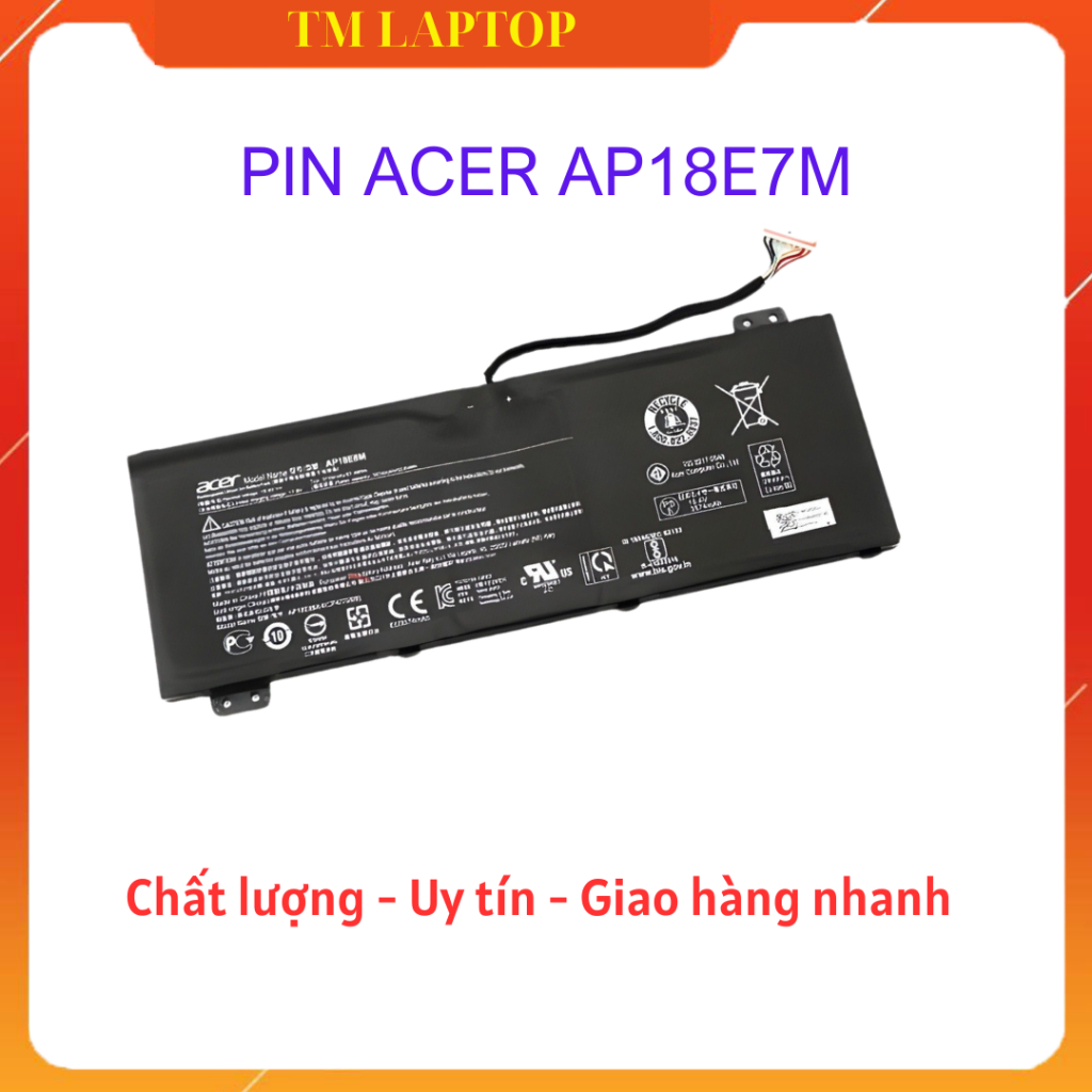 Pin laptop Acer AP18E8M Nitro 5 AN517-52 AN515-55 AN515-56 AN515-57 ...