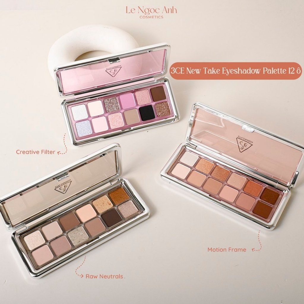[Full Box] Bảng Phấn Mắt 3CE New Take Eyeshadow Palette 12 ô | Shopee Việt Nam