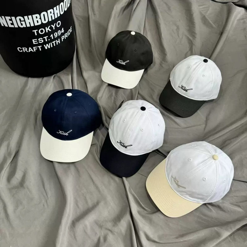 Nón phối GU CAP thêu KITH đơn giản basic nhiều màu unisex nam nữ ...