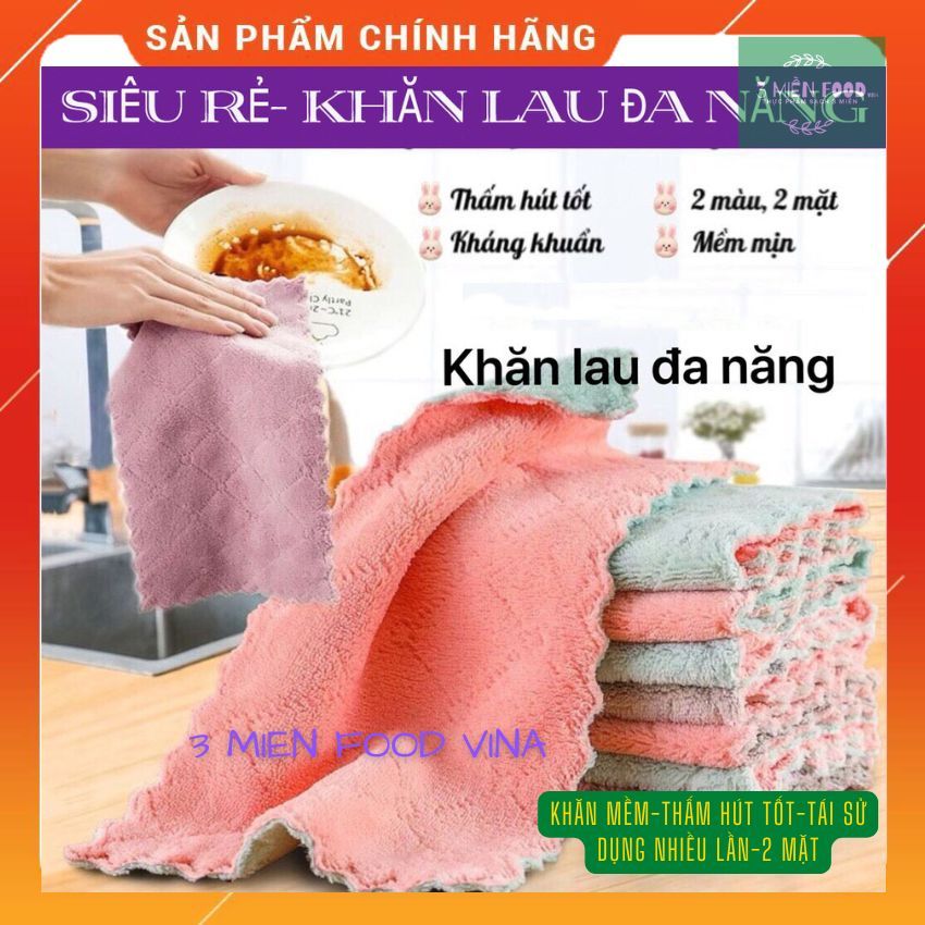 Khăn lau đa năng,khăn lau bếp,bát đĩa,cốc chén,lau bàn ghế chống dính ...