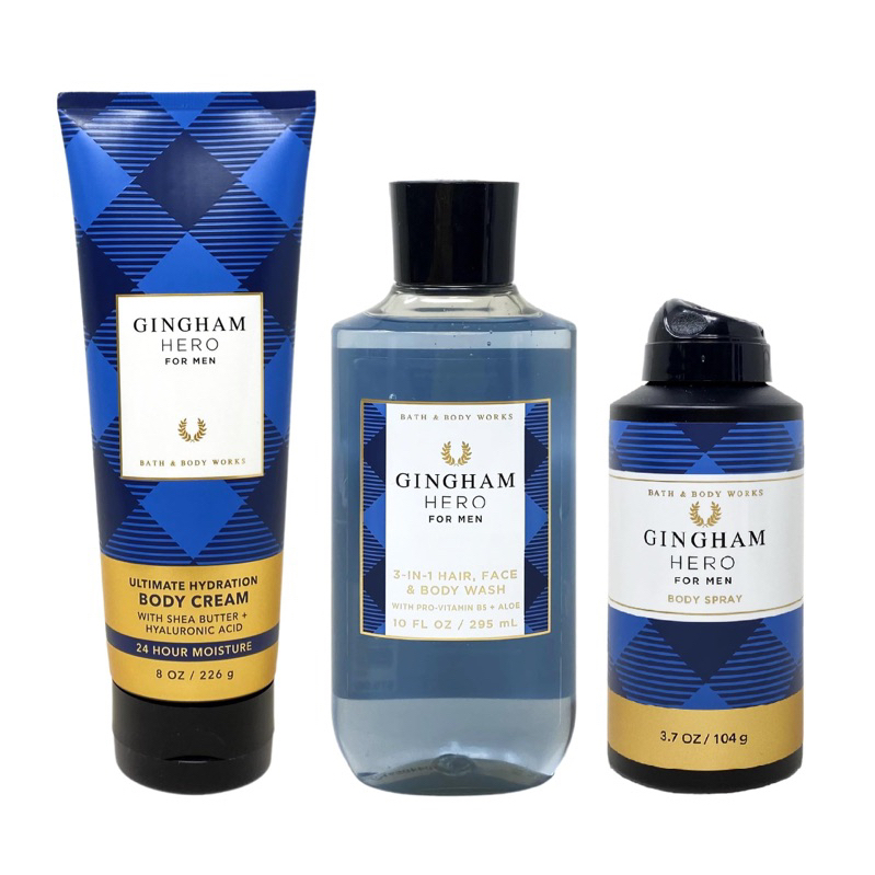 [Auth]Sản phẩm tắm dưỡng xịt thơm cho nam Bath and body Works-Gingham ...