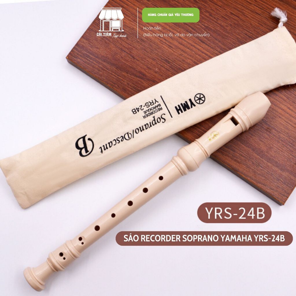 Sáo RECORDER SOPRANO YAMAHA YRS - 24B cho học sinh | Shopee Việt Nam