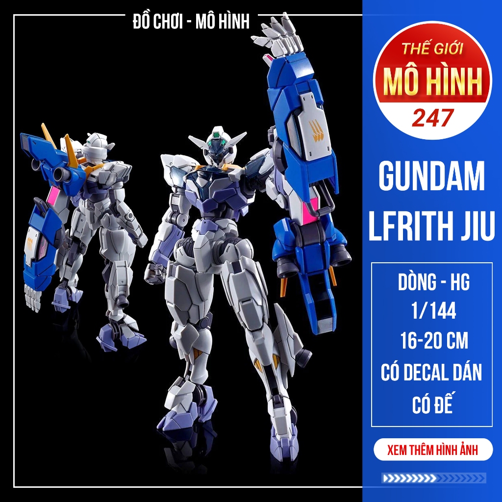 Combo Mô Hình Lắp Ráp HG TWFM Lfrith Jiu Gundam (Kèm Base + Decal ...