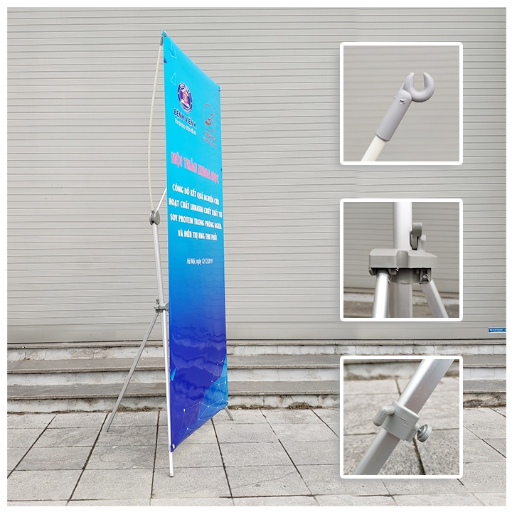 Standee Chữ X Điều Chỉnh Kích Thước, Standee X Đa Năng | Standee 3H ...