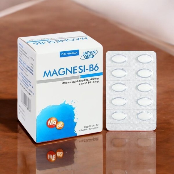 Magnesi B6 bổ sung vitamin B6 và Magnesi hộp 100 viên | Shopee Việt Nam