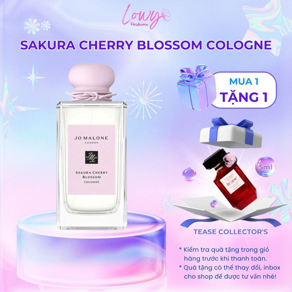 [Chính Hãng] Nước Hoa Nữ Sakura Cherry Blossom Cologne Chiết 10ml - Hương Thơm Dịu dàng, Tinh tế ...
