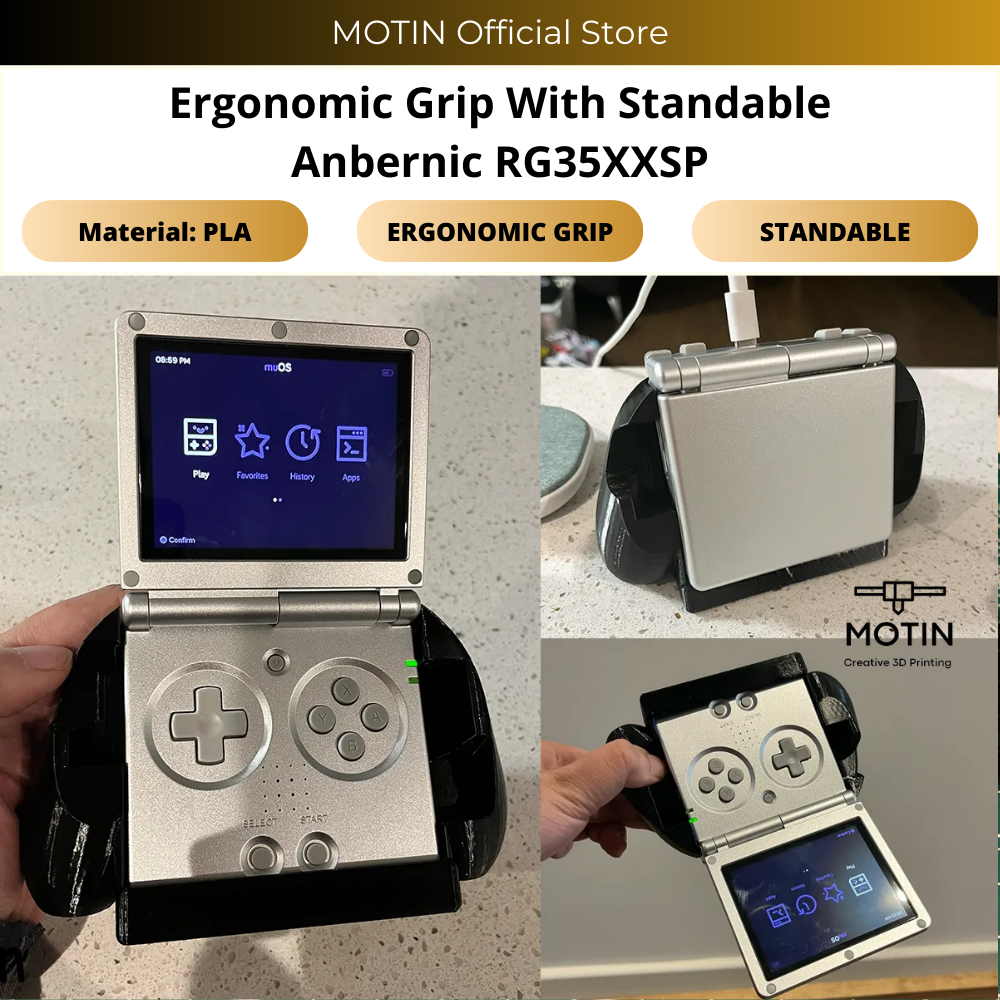 Ergonomic Grip With Standable for Anbernic RG35XXSP - Phụ Kiện Tay Cầm ...