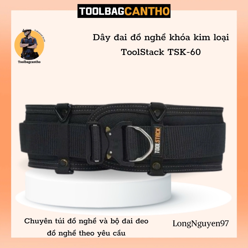 Dây đai đồ nghề khóa kim loại ToolStack TSK-60 ( 65kg trở lên ) | Shopee Việt Nam