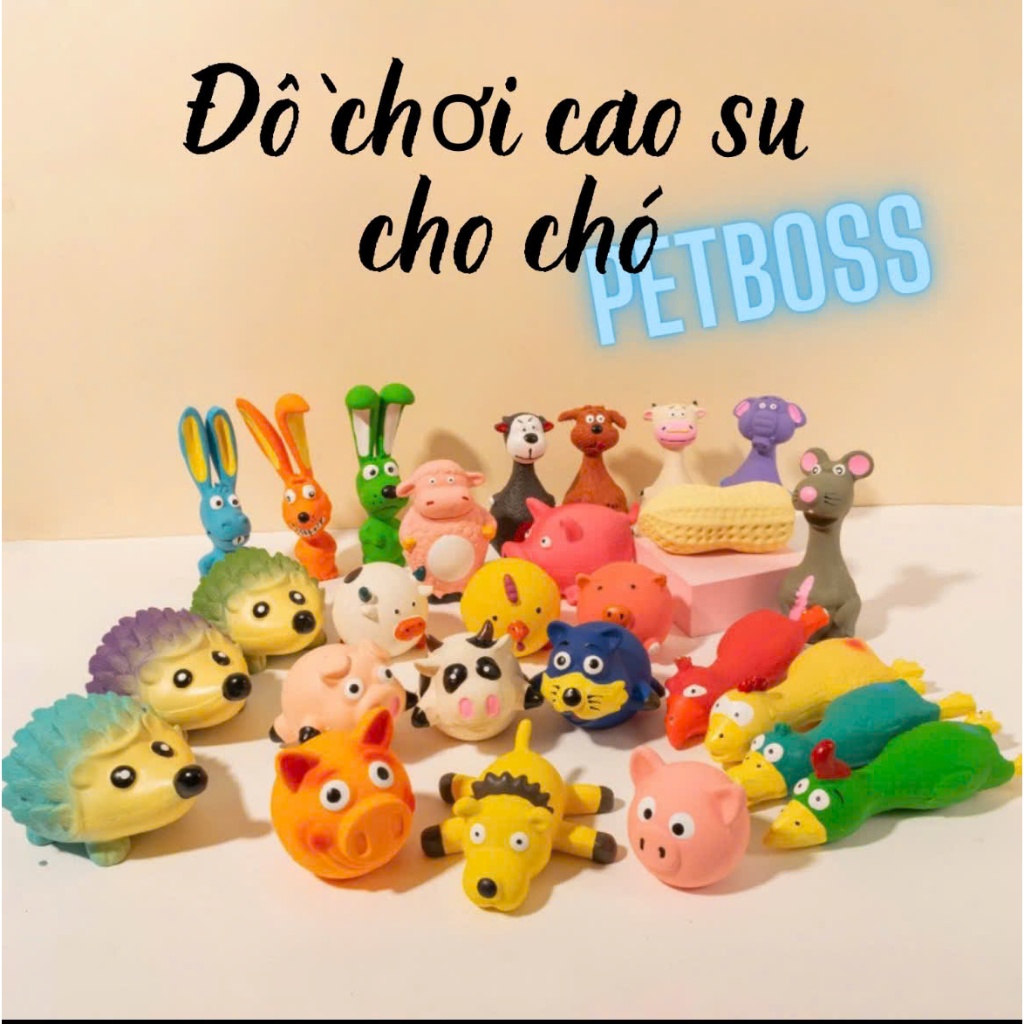 ĐỒ CHƠI CAO SU CHO CHÓ CAO CÁP GẶM CHƠI NHIỀU HÌNH DÁNG | Shopee Việt Nam