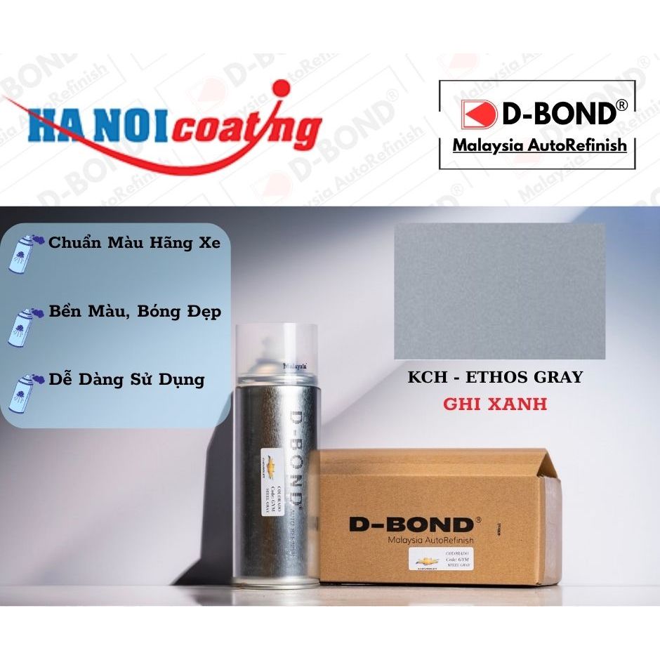 Sơn Xịt Xóa Vết Xước Ô Tô NISSAN ALMERA Màu GHI XANH Code KCH - ETHOS ...