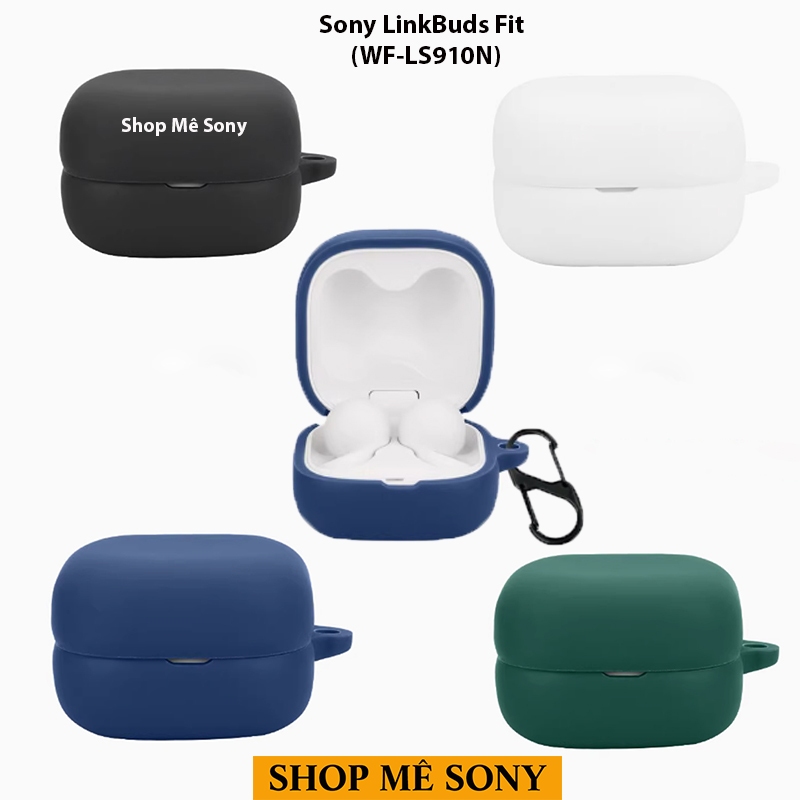 Case Sony LinkBuds Fit - Ốp silicon Sony WF-LS910N kèm móc khóa kim ...