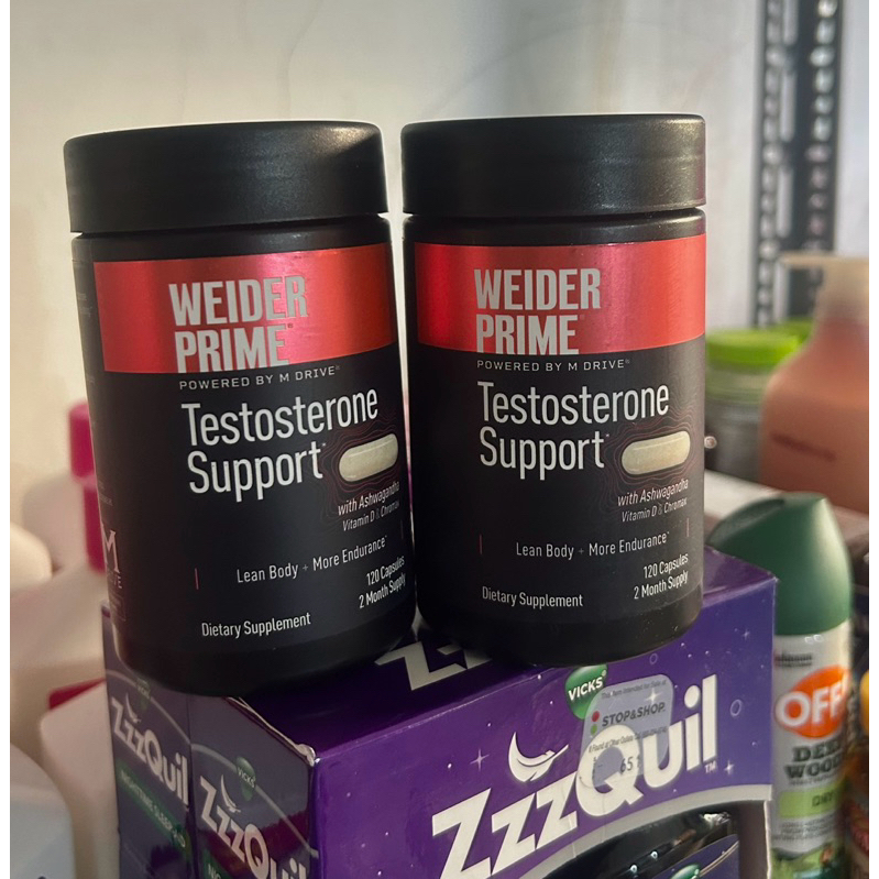 Viên uống bổ sung Testosterone Weider Prime Testosterone Support 120 ...