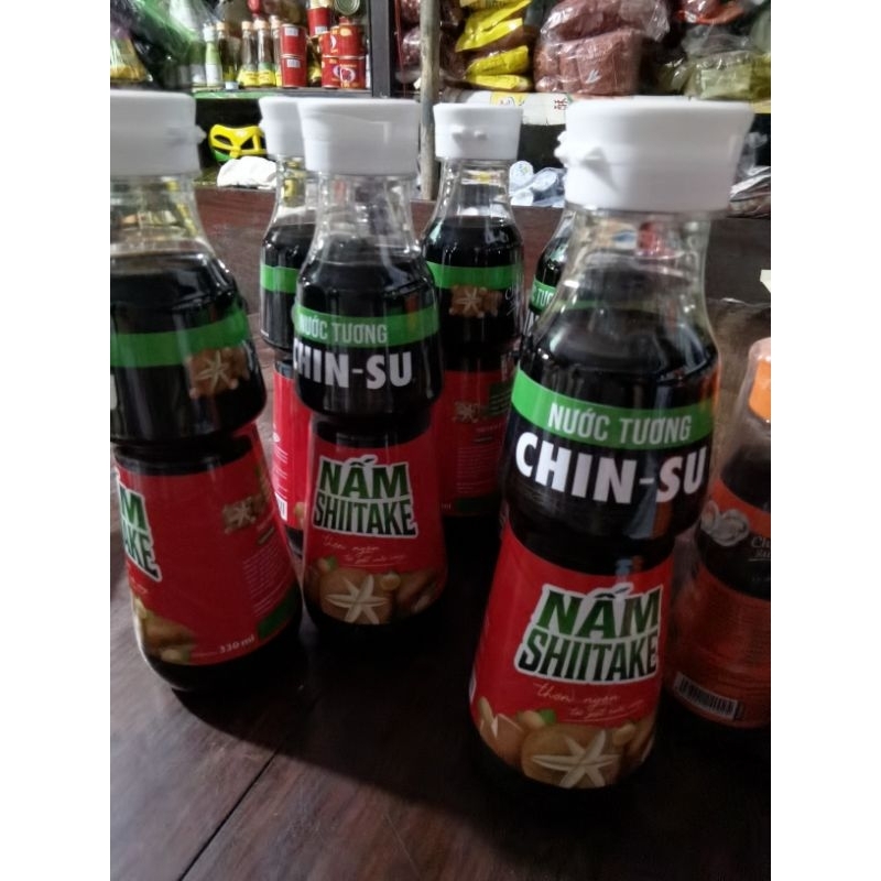 Combo 5chai nước tương chin su nấm shiitake cho 330ml | Shopee Việt Nam