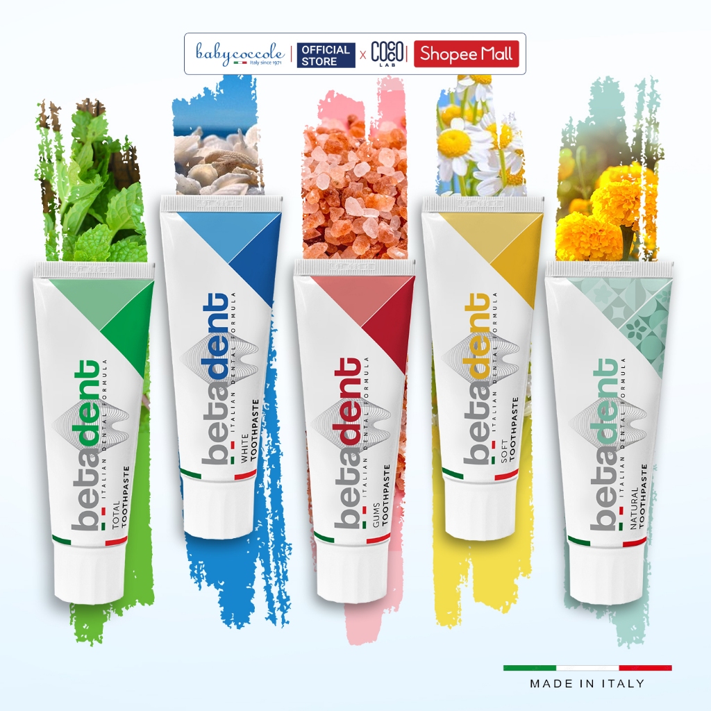 Kem đánh răng BETADENT làm trắng răng tự nhiên và giảm ê buốt hiệu quả ...