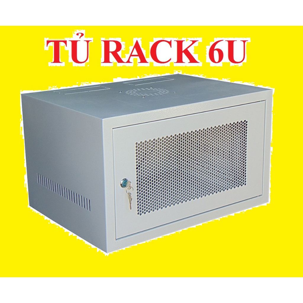 Tủ rack 6u , tủ mạng 6u treo tường, hàng cao cấp, dày dặn chắc chắn ...