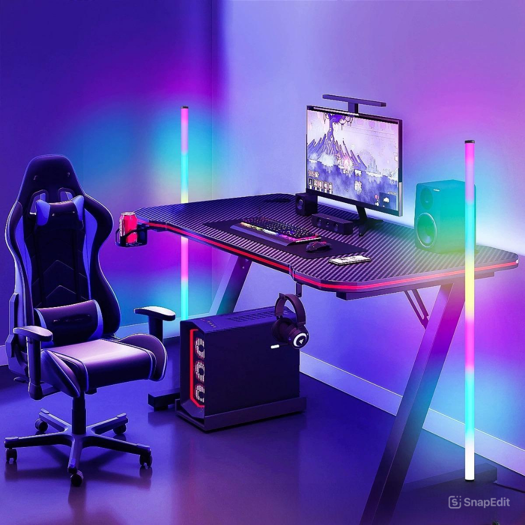 Cây Đèn LED RGB 105cm Nháy Theo Nhạc Trang Trí PC & Tivi Và Decor Phòng ...