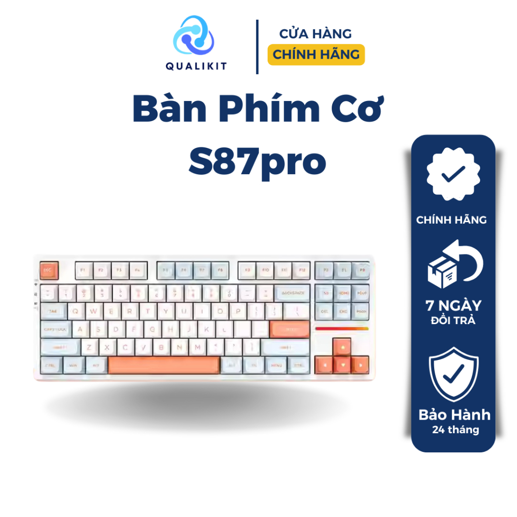 Bàn Phím Cơ Qualikit S87pro RGB | Shopee Việt Nam