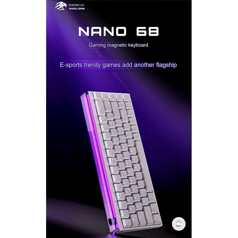Bàn phím cơ gaming Nano68 | Rapid Trigger | 8000hz | RGB | Shopee Việt Nam