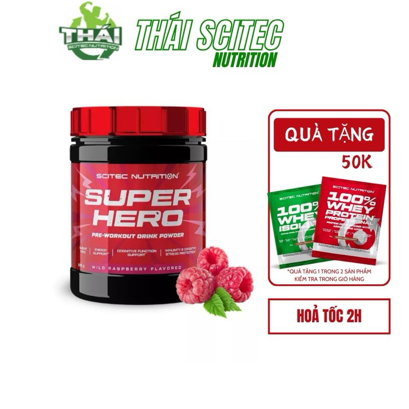 Pre-workout | SUPERHERO 285g tăng sức mạnh, sức bền, tập khỏe hơn ...