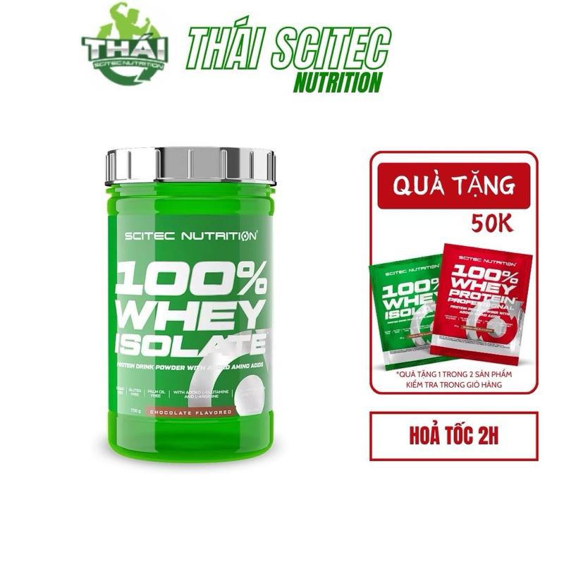 Whey protein| Whey Isolate Scitec Nutrition 700g, đạm whey tinh khiết ...