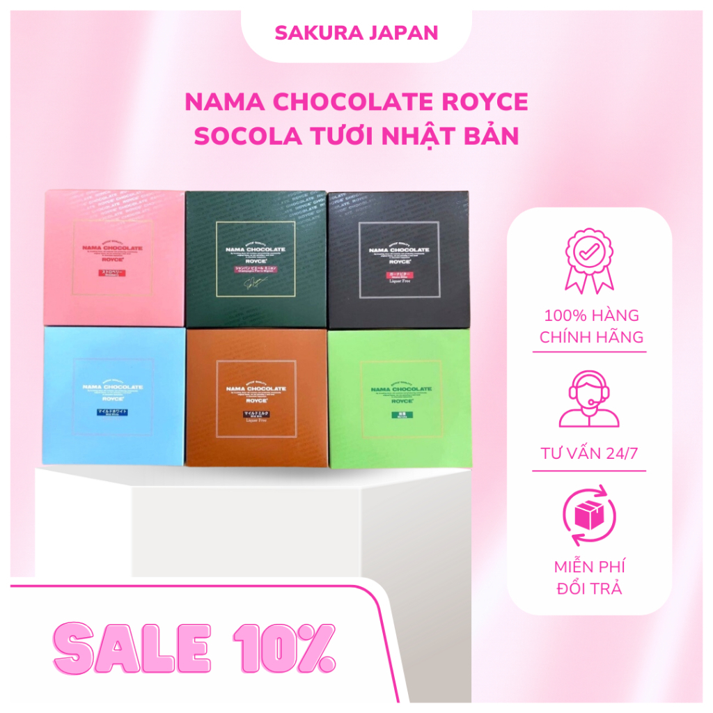 [SHIP HỎA TỐC] Nama Chocolate Royce - Socola tươi Nhật Bản - Hộp 20 ...
