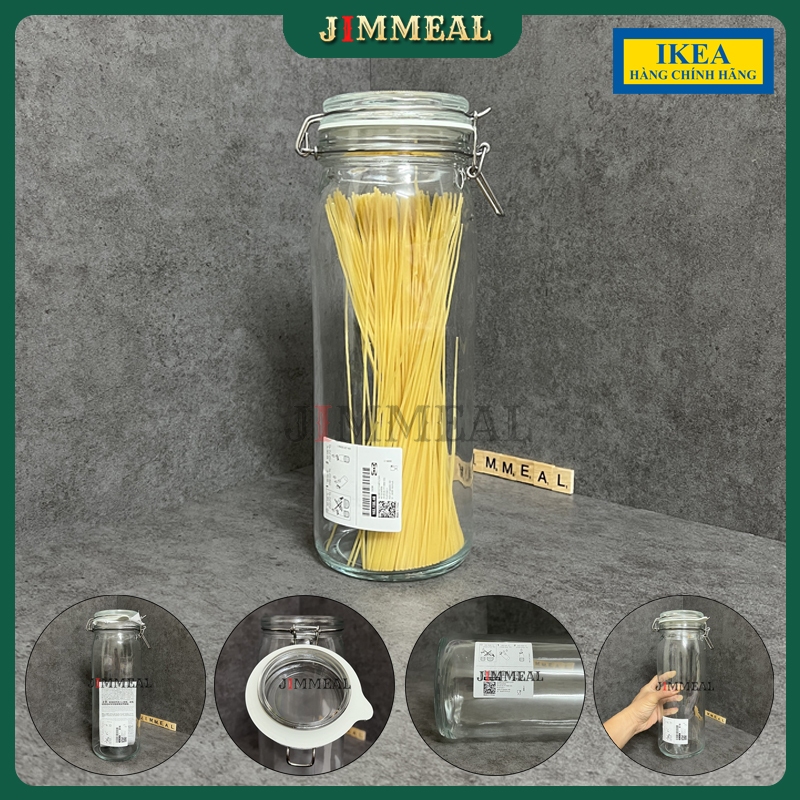 [Chính Hãng] [IKEA] Hũ Thủy Tinh Nắp Cài Kín Hơi Đựng Thực Phẩm IKEA KORKEN Ngũ Cốc Dung Tích 2L ...
