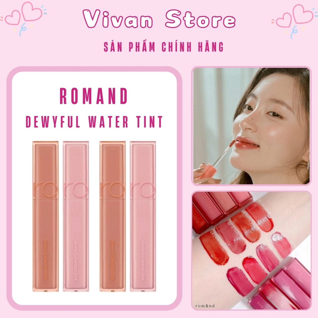 Son Tint Bóng Romand Dewy, son Romand Dewy -ful Water Tint 5g hàng ...