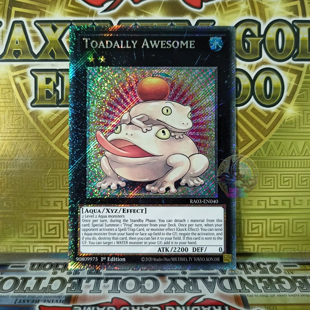 Toadally Awesome – RA03-EN040 – Platinum Secret Rare [Thẻ bài Yugioh ...