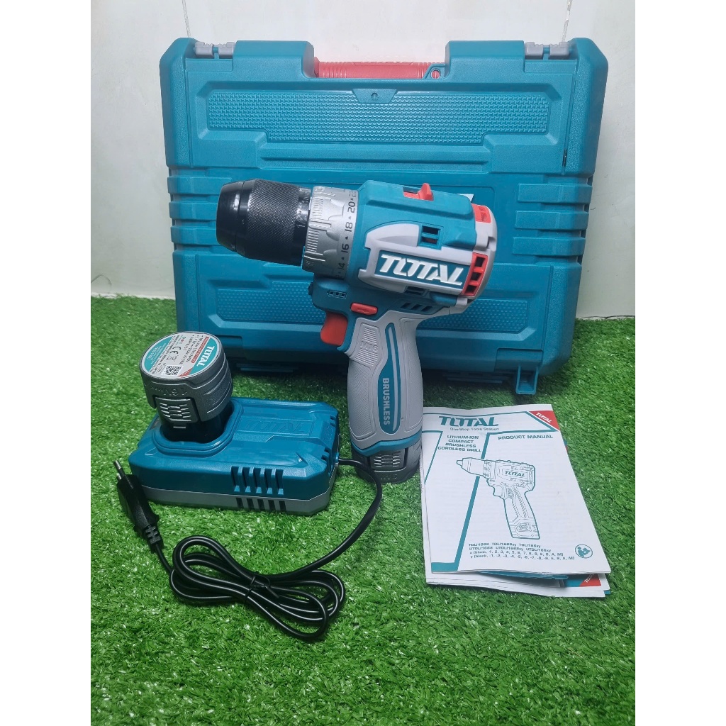 Máy khoan dùng pin 16V Total TDLI16682 không chổi than 13mm | Shopee ...