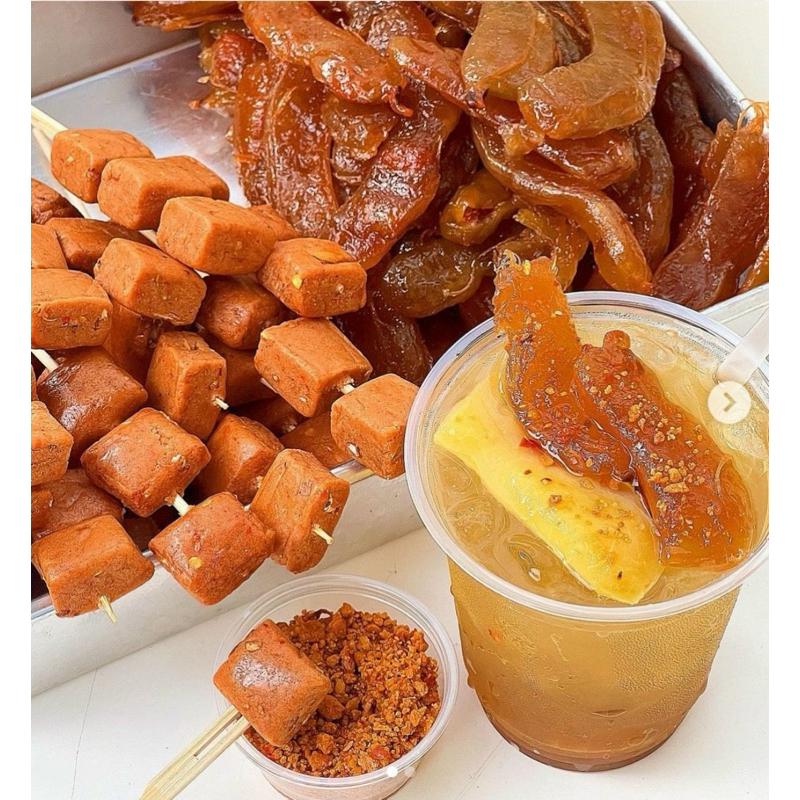 (Kèm Muối) 500g Kẹo Me Thái sấy cay Trường Xương kèm 50g Muối Chay ...