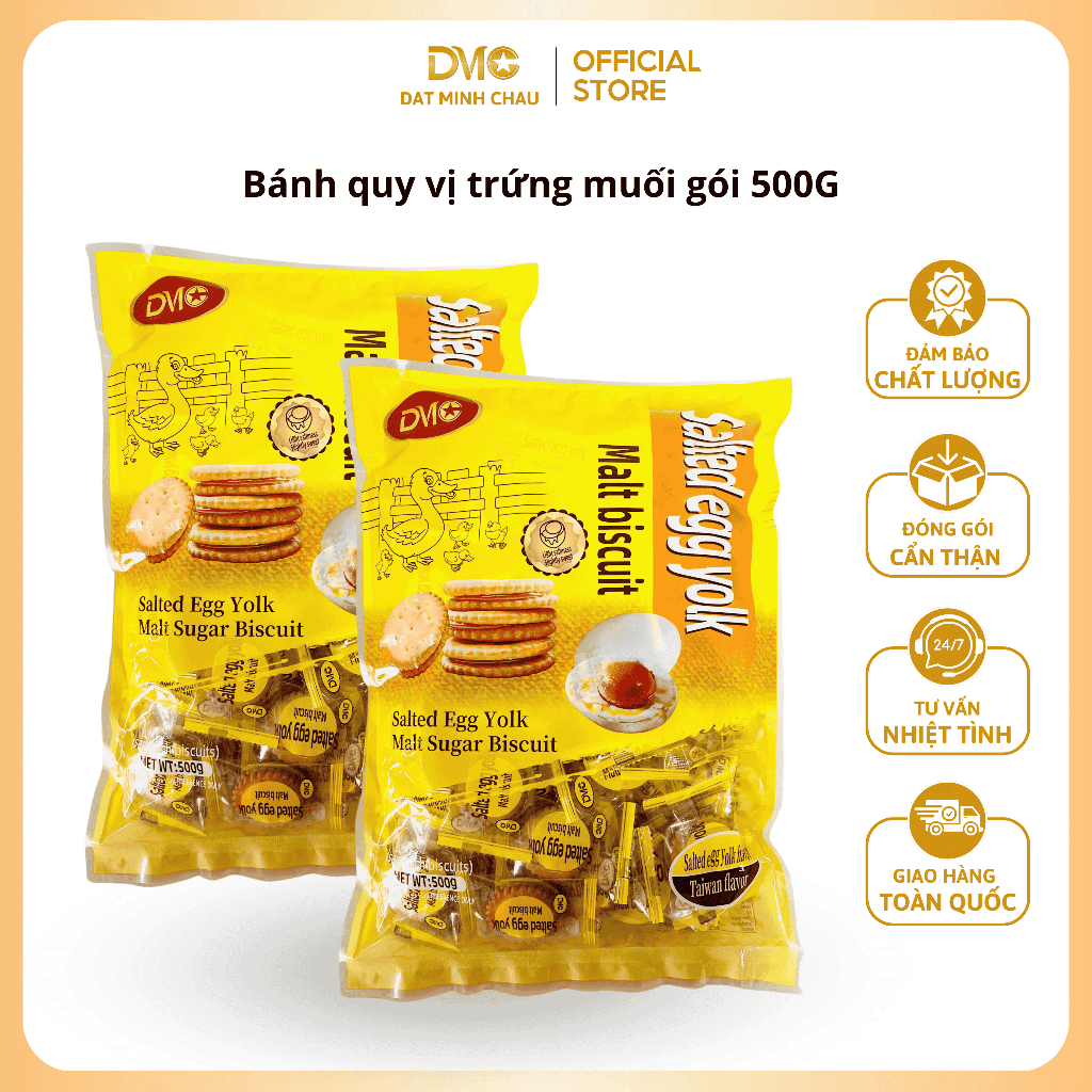 Bánh Quy Trứng Muối DMC Thơm Bùi Hấp Dẫn Gói Siêu Nhiều | Shopee Việt Nam