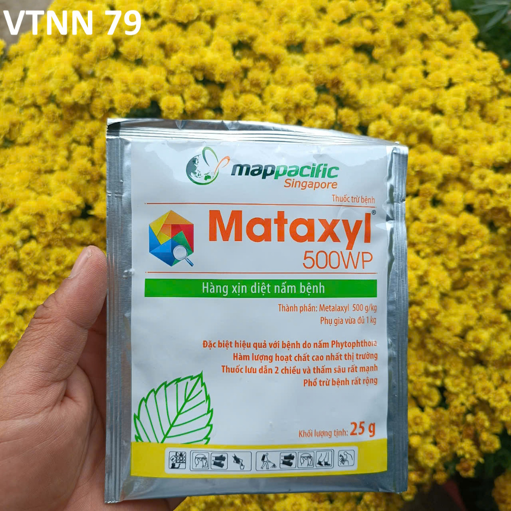 MATAXYL 500WP GÓI 25G. CÔNG TY MAPPACIFIC. TRỪ NẤM PHYTOPHTHORA ...