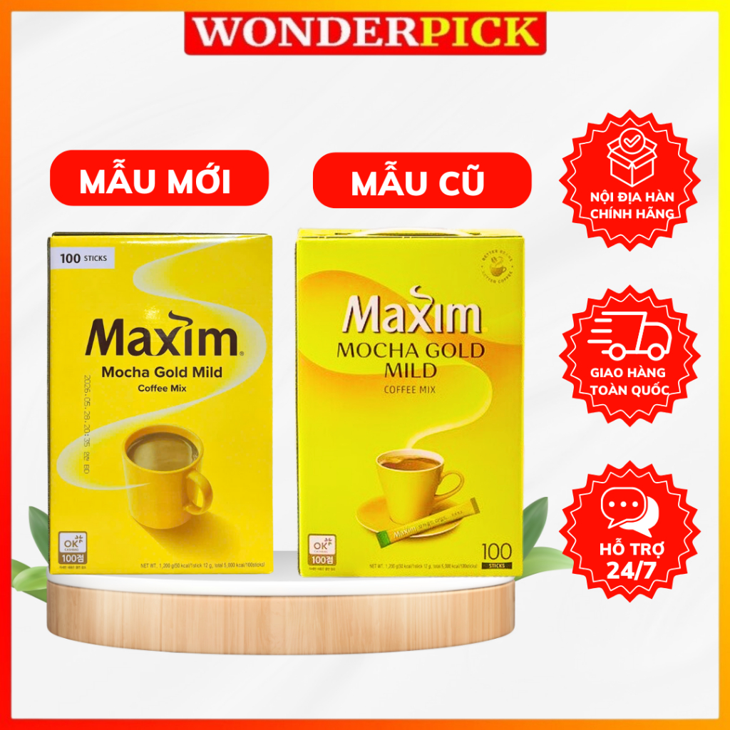 Cà Phê Hòa Tan Maxim Mocha Gold Mild Hàn Quốc | Shopee Việt Nam