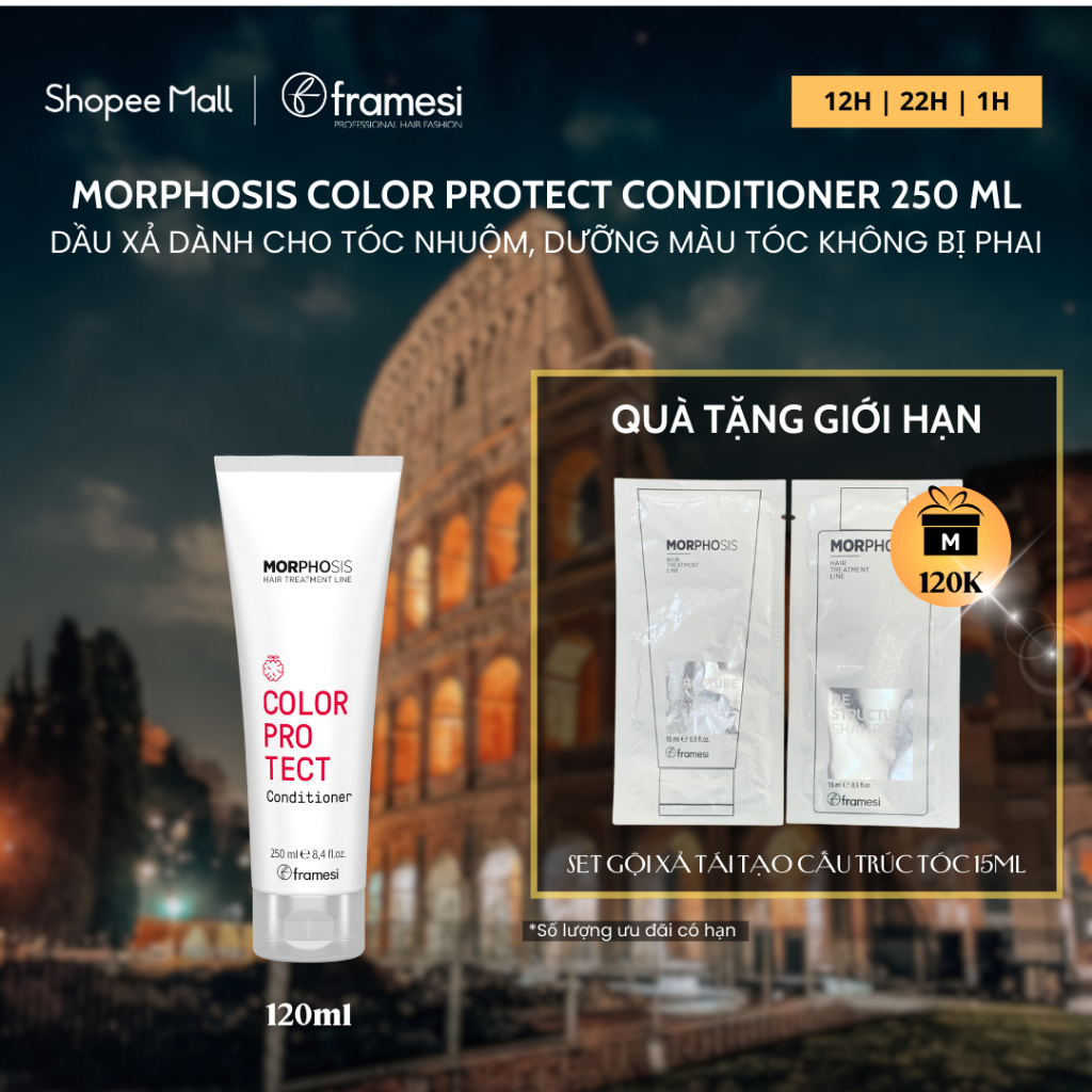 Dầu xả dành cho tóc nhuộm, dưỡng màu tóc không bị phai MORPHOSIS COLOR ...