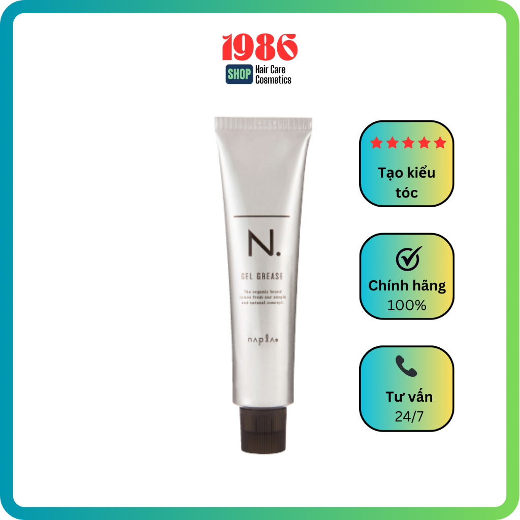 Gel tạo kiểu, giữ nếp tóc cho kết cấu nhẹ Napla Nhật Bản N Gel Grease 100g | Shopee Việt Nam