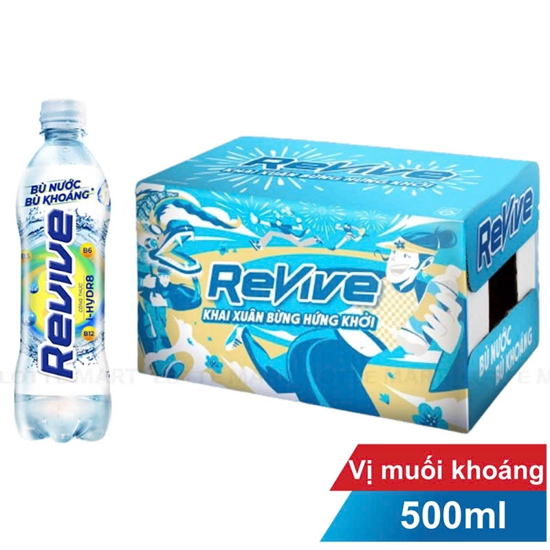 [HỎA TỐC HCM] THÙNG 24 CHAI NƯỚC GIẢI KHÁT REVIVE/ REVIVE CHANH MUỐI ...