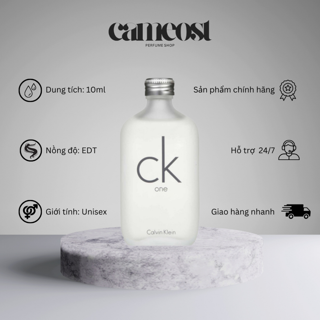 10ml Nước hoa Unisex CK One | Shopee Việt Nam