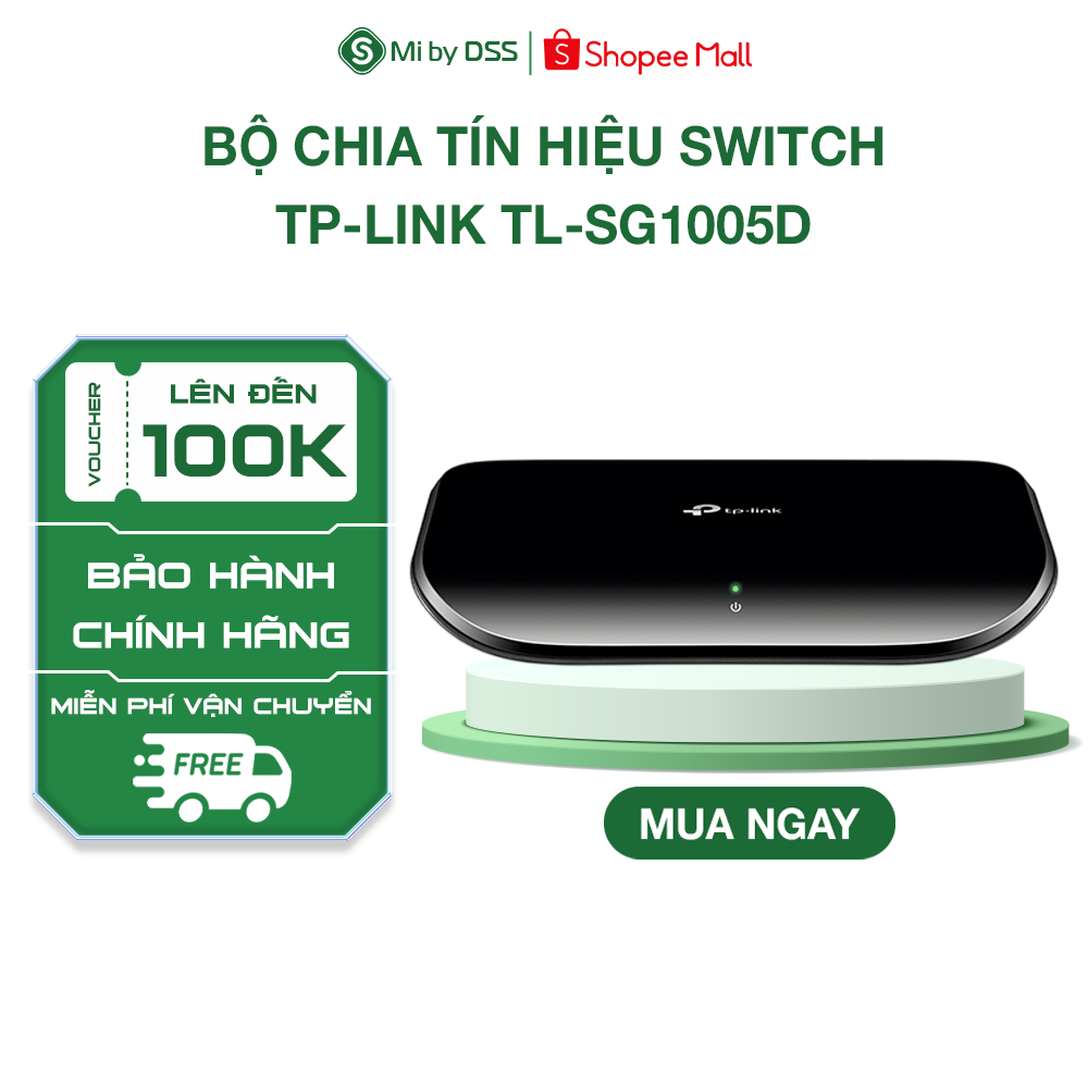 TP-Link TL-SG1005D Switch Để Bàn 5-Cổng Gigabit - Bảo Hành Chính Hãng ...