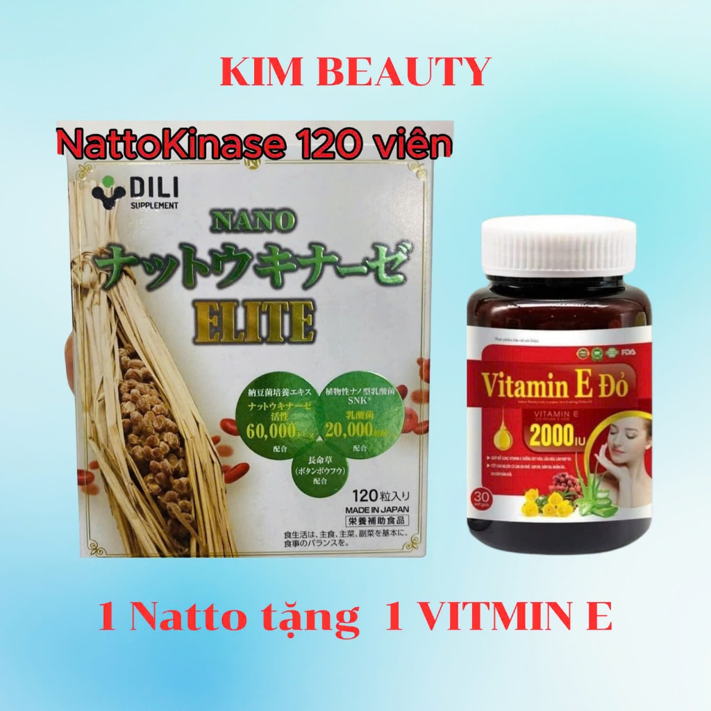 Natto Kinase 60000 FU Dili hàng nôi địa nhật bản 120 viên | Shopee Việt Nam