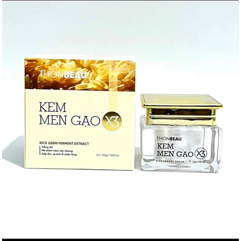 KEM MEN GẠO x3 30g . | Shopee Việt Nam